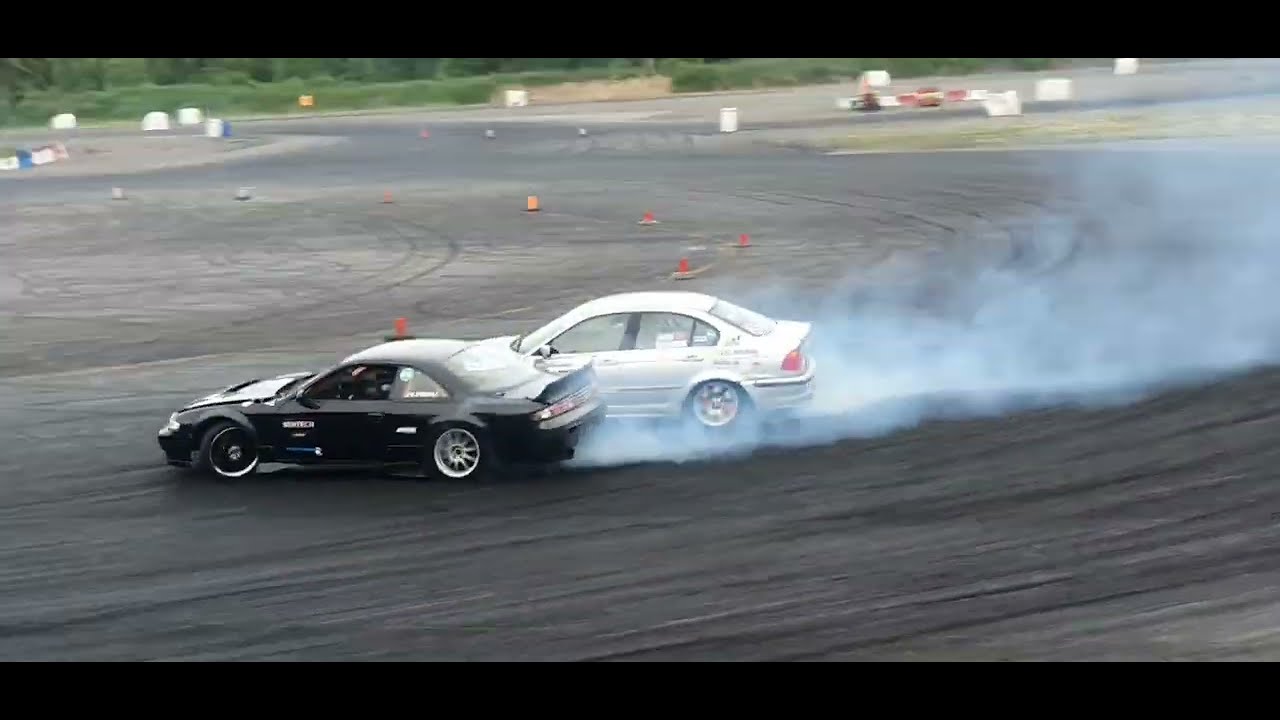 Vebjørn Furuli & Espen Rohde Drifting on Gardermoen Raceway! - YouTube