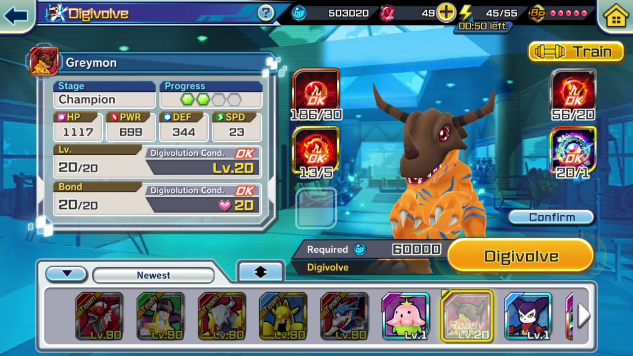 Digimon ReArise the Digivolution of a different Greymon into a ...