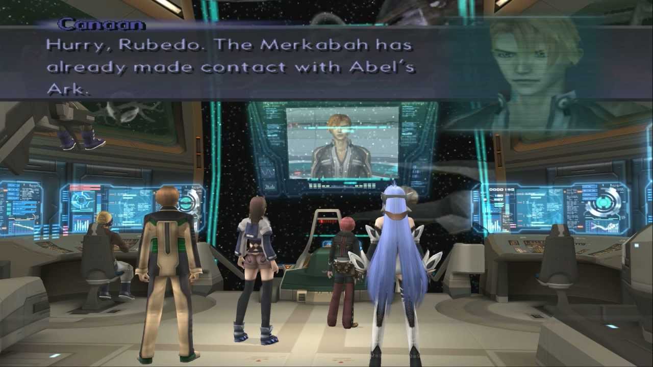 Xenosaga III HD Cutscene 237 - Canaan's Warning (Elsa Bridge) - ENGLISH ...