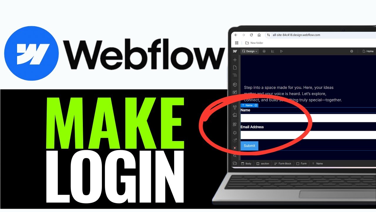 How to Make Login on Webflow 2025 (Step-by-Step) - YouTube