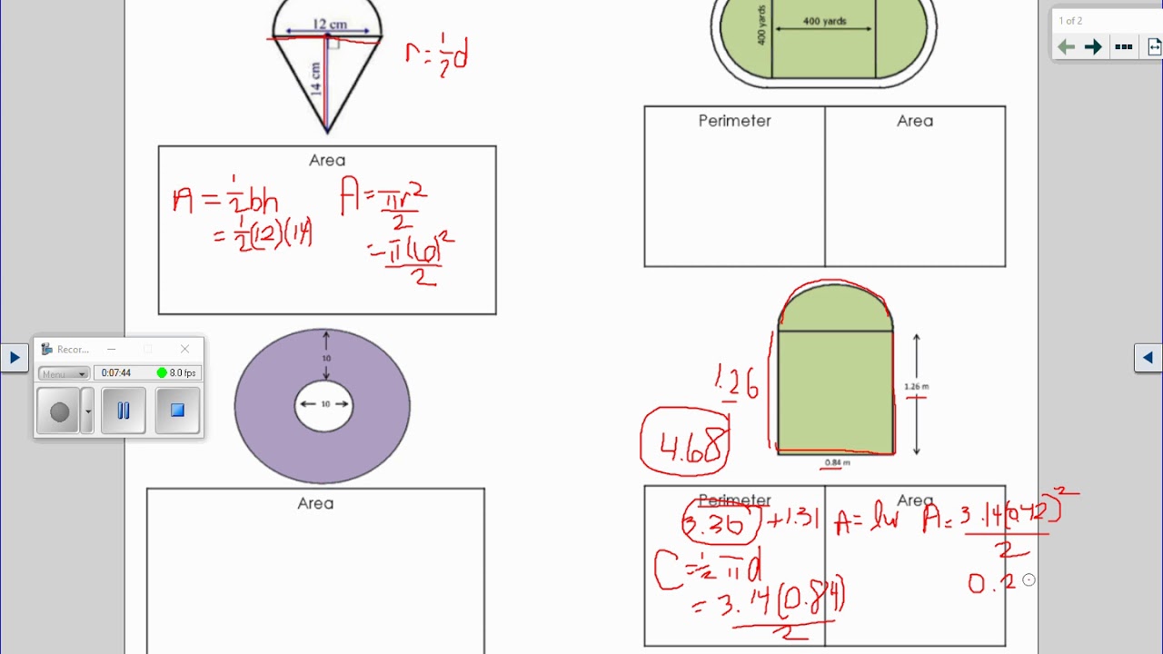 Composite shapes notes - YouTube