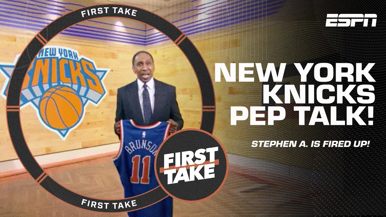 NEW YORK STAND UP, THIS IS THE TIME! 🗣️ Stephen A. DELIVERS pep talk to ...