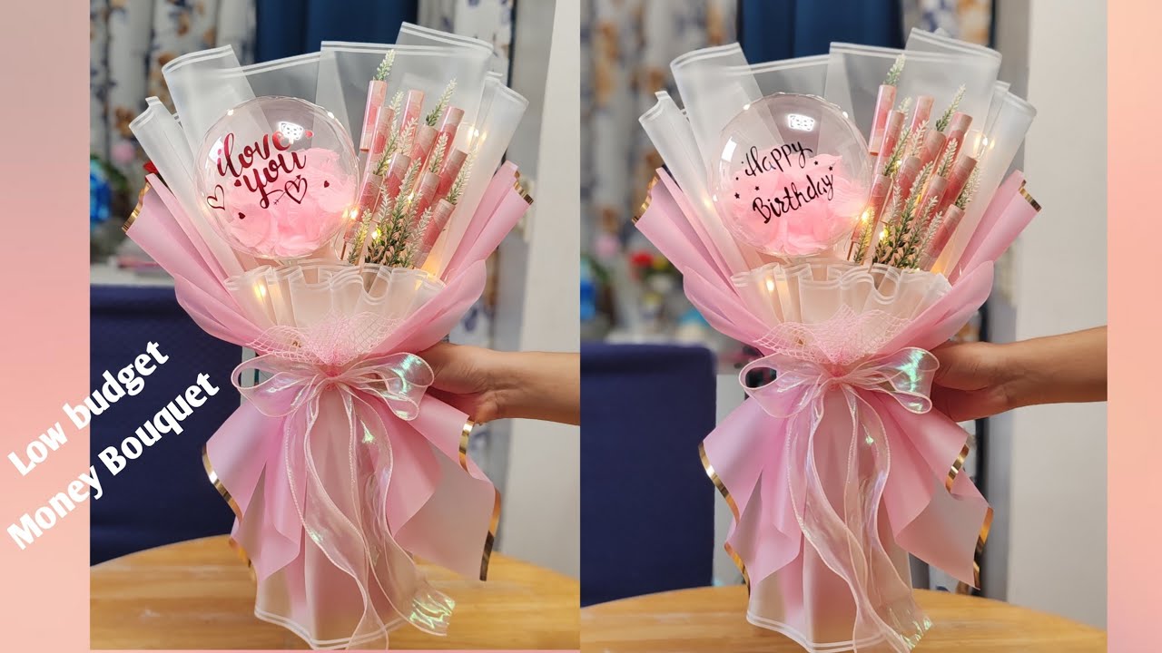 Money bouquet DIY tutorial #moneyboquet #diy #diybouquet - YouTube