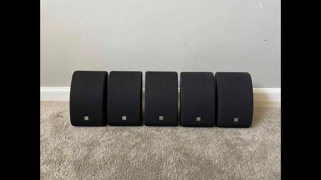Eosone RSA-100 Home Theater Surround Speakers - YouTube