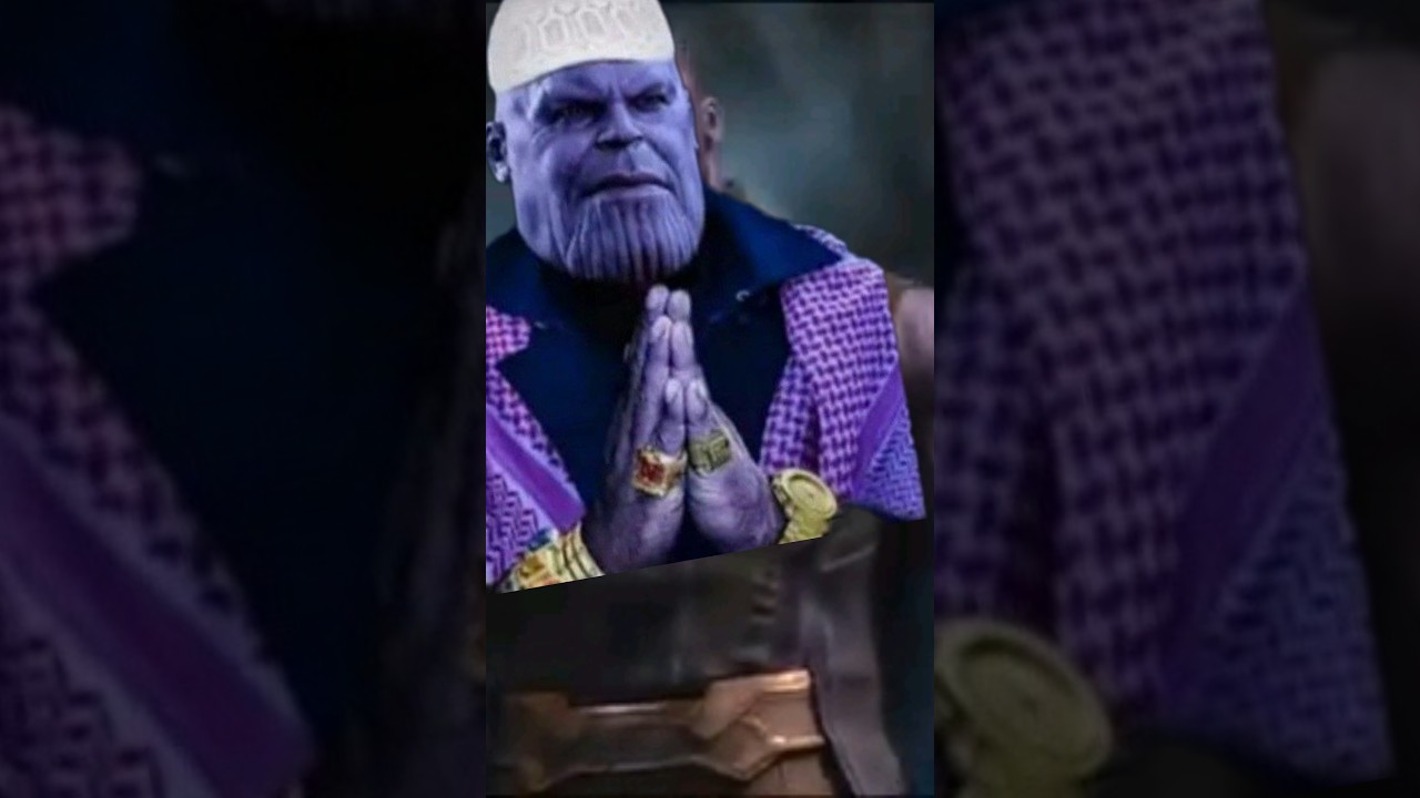 Thanos meme 🤣 #meme #funny #thanos #muslim #dailymeme #shorts #viral # ...