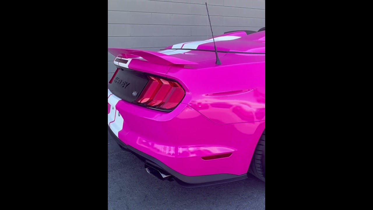 Hot Pink Mustang