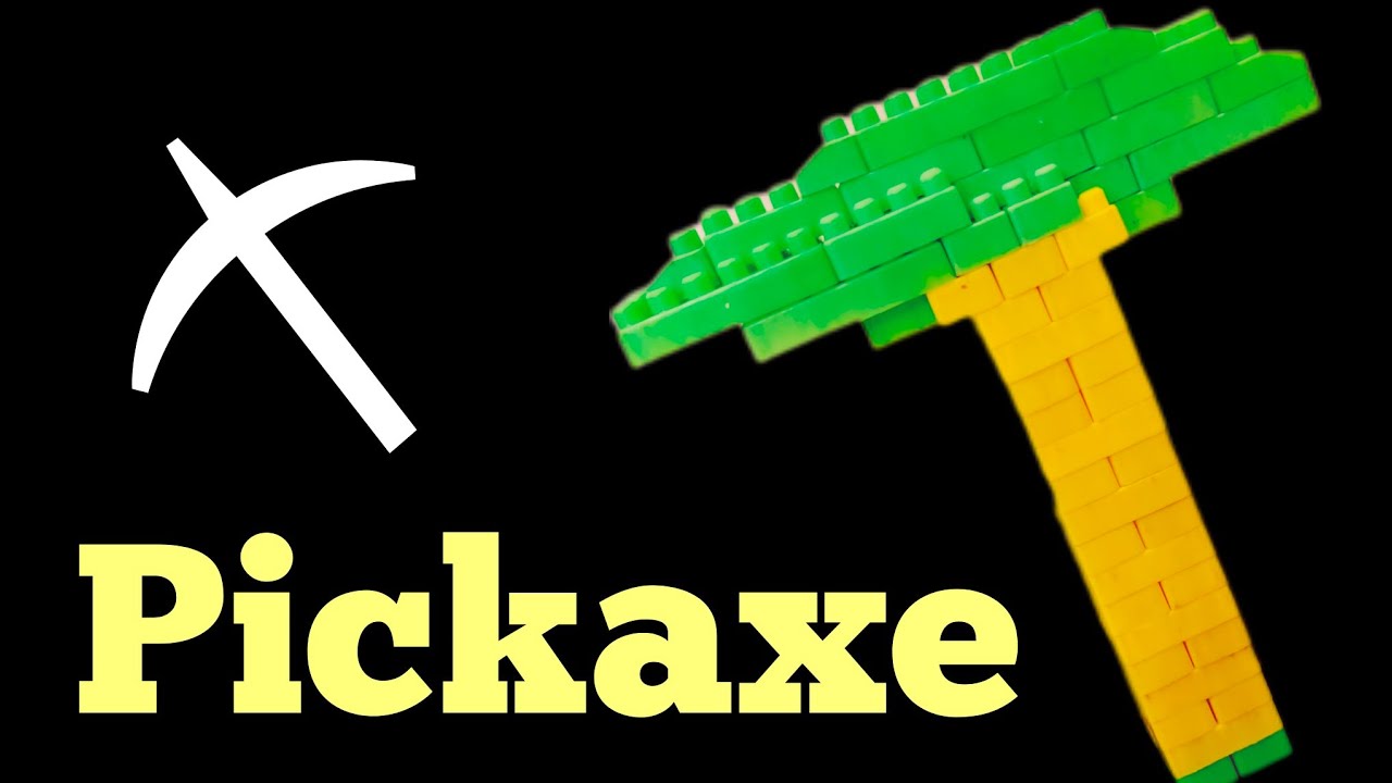 How to Build a Simple Pickaxe ⛏️ with Blocks #blocks #lego # ...