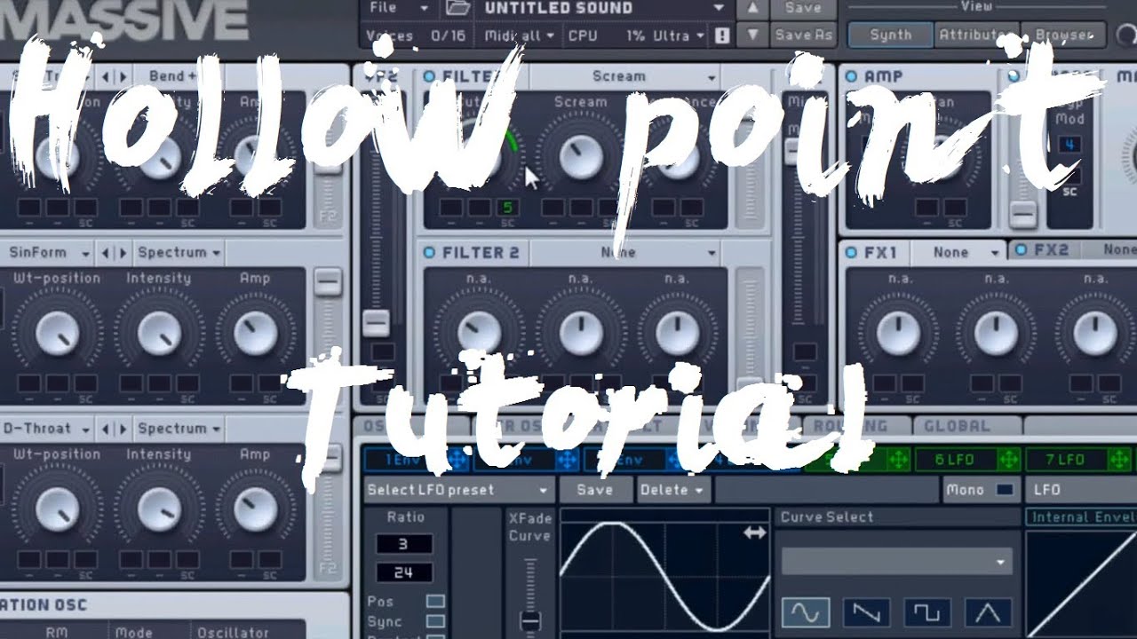 Tommy Trash Style Synth Massive FL Studio - Hollow Point Tutorial - YouTube