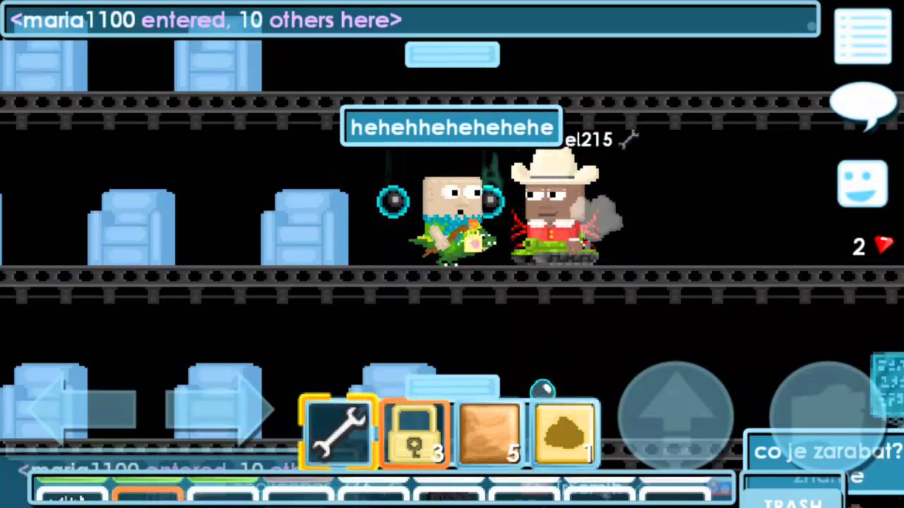 Growtopia funny trolling peple - YouTube