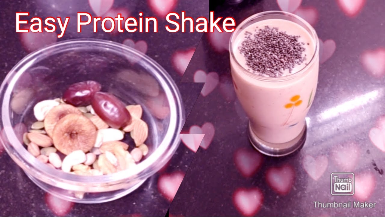 Easy Protein Shake Recipe| Homemade|smoothie🥤 - YouTube