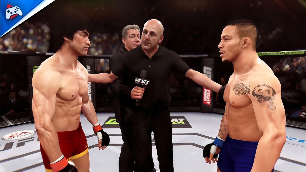 Bruce Lee vs Mike Easton - EA Sports UFC (PS4 Gameplay) - YouTube