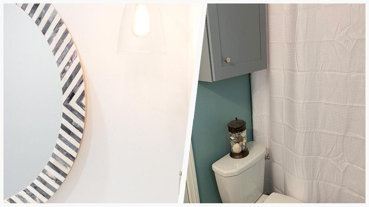 75 Coastal White Tile Powder Room Design Ideas You'll Love 😊 - YouTube