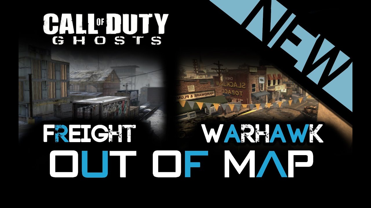 Call Of Duty Ghosts NEW! AFTER-PATCH Out Of Map Warhawk &Freight COD ...