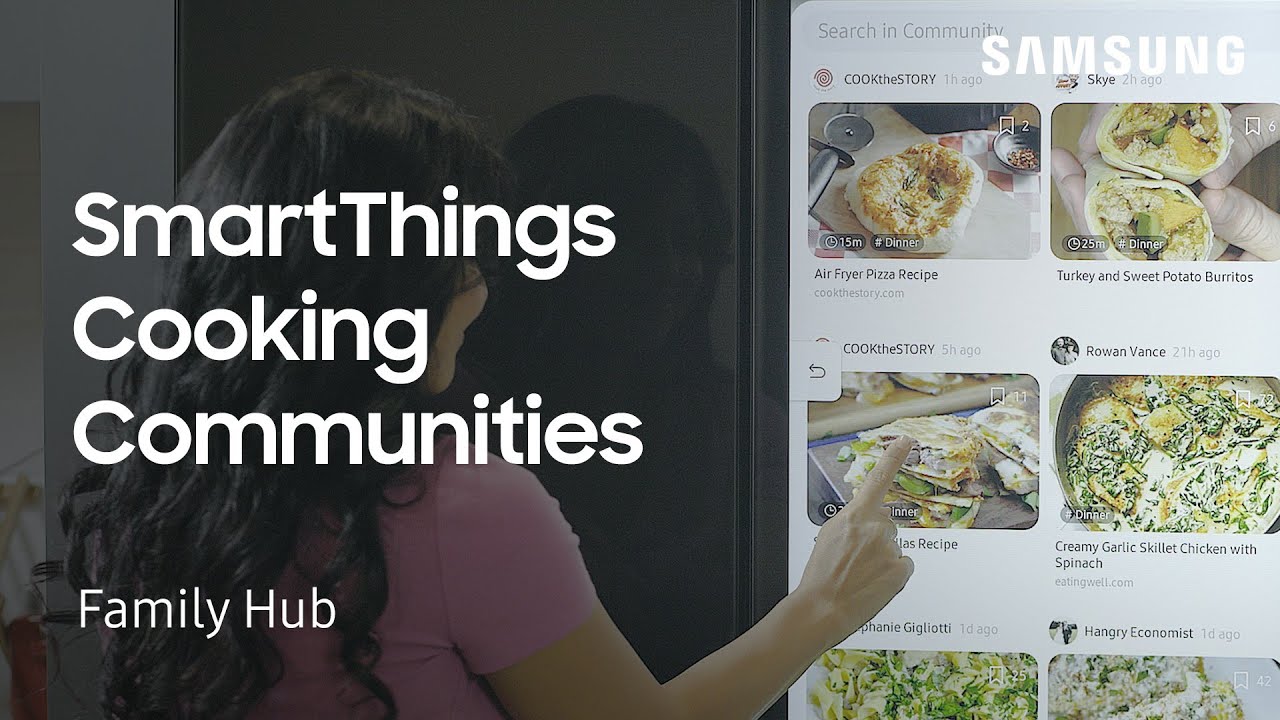 Find and share recipes with SmartThings Cooking Communities on your ...