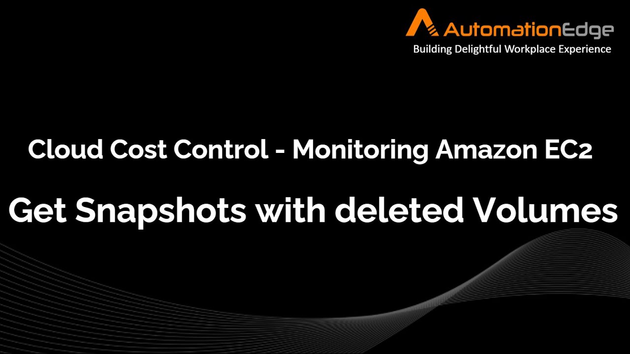 Amazon EC2 - Get Snapshots with deleted Volumes - YouTube