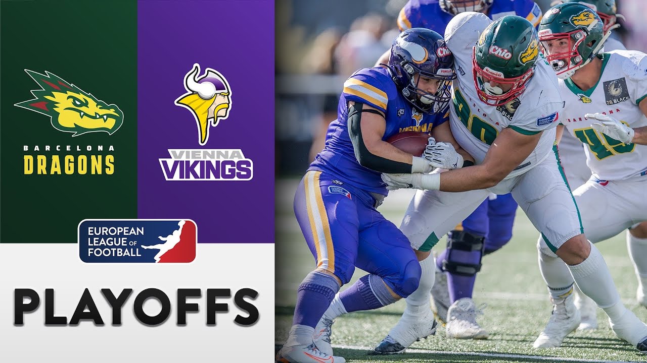 Barcelona Dragons @ Vienna Vikings Highlights | PLAYOFFS | Season 2022 ...