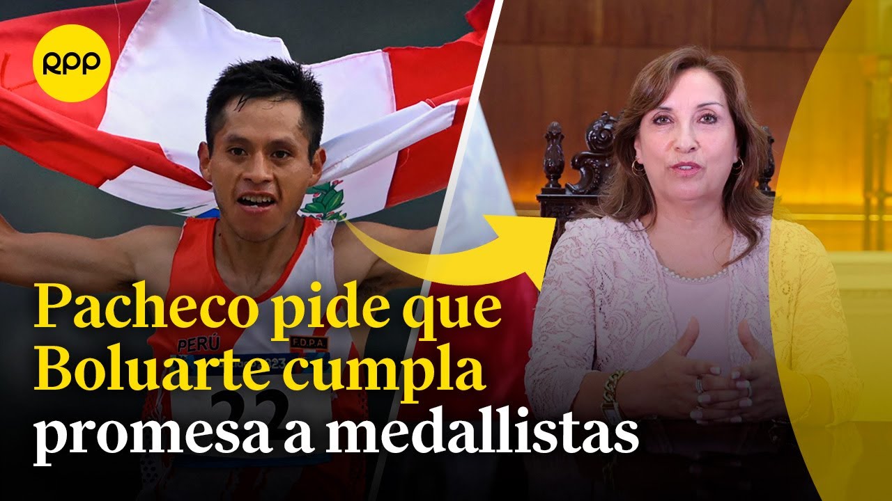 Christian Pacheco pide a Boluarte cumplir con premios tras medallas en ...