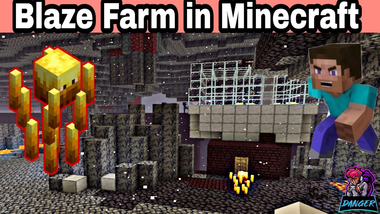 How to Make a Automatic Blaze Farm in Minecraft Bedrock edition ...
