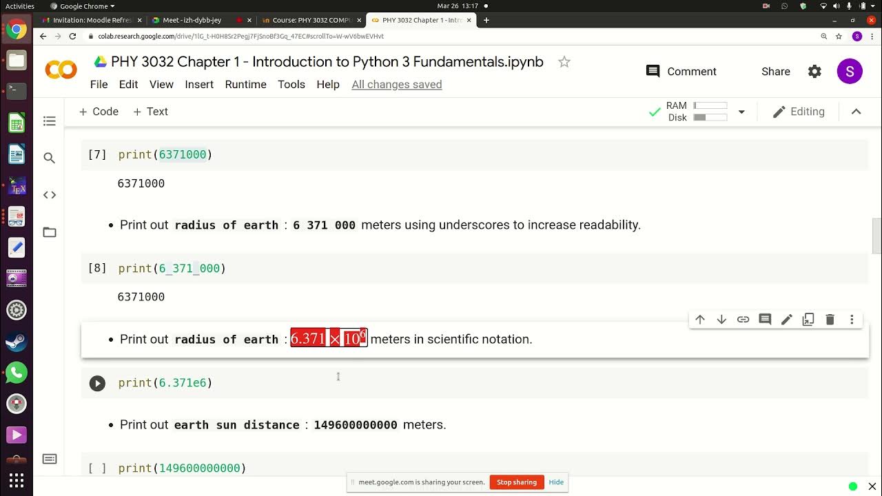 UNZA PHY 3032 Chapter 1 Introduction to Python 3 Fundamentals 26 March 2021 - YouTube