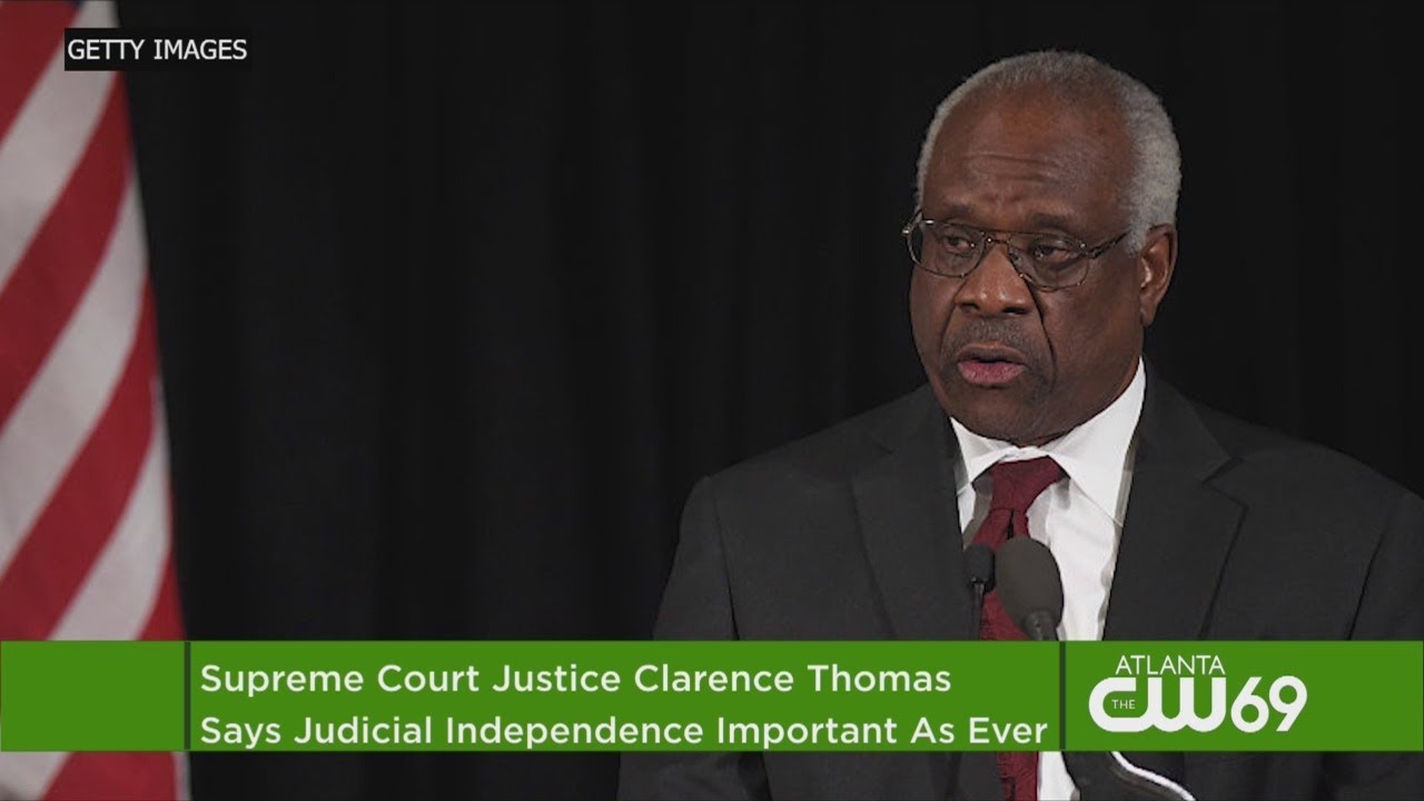 Supreme Court Justice Thomas Stresses Need For Judicial Neutrality ...