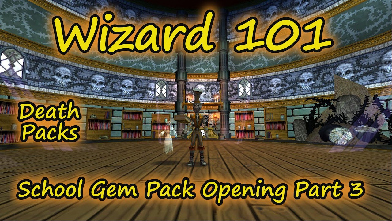 Wizard101: 35k Crown School Gem Pack Opening Part 3 - YouTube