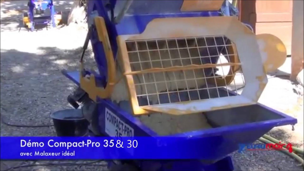 Compact Pro 30 (CP30) Render Spray Machine - Demo Video - YouTube