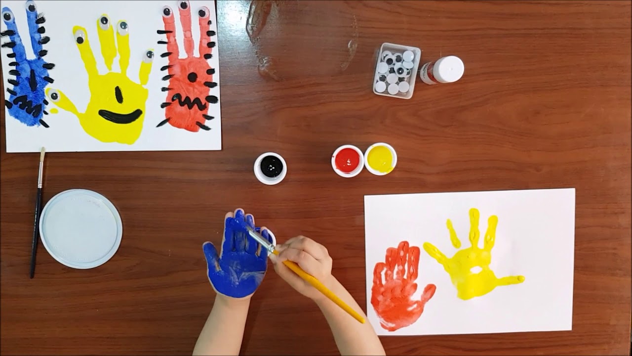 Hand Print Alien - YouTube