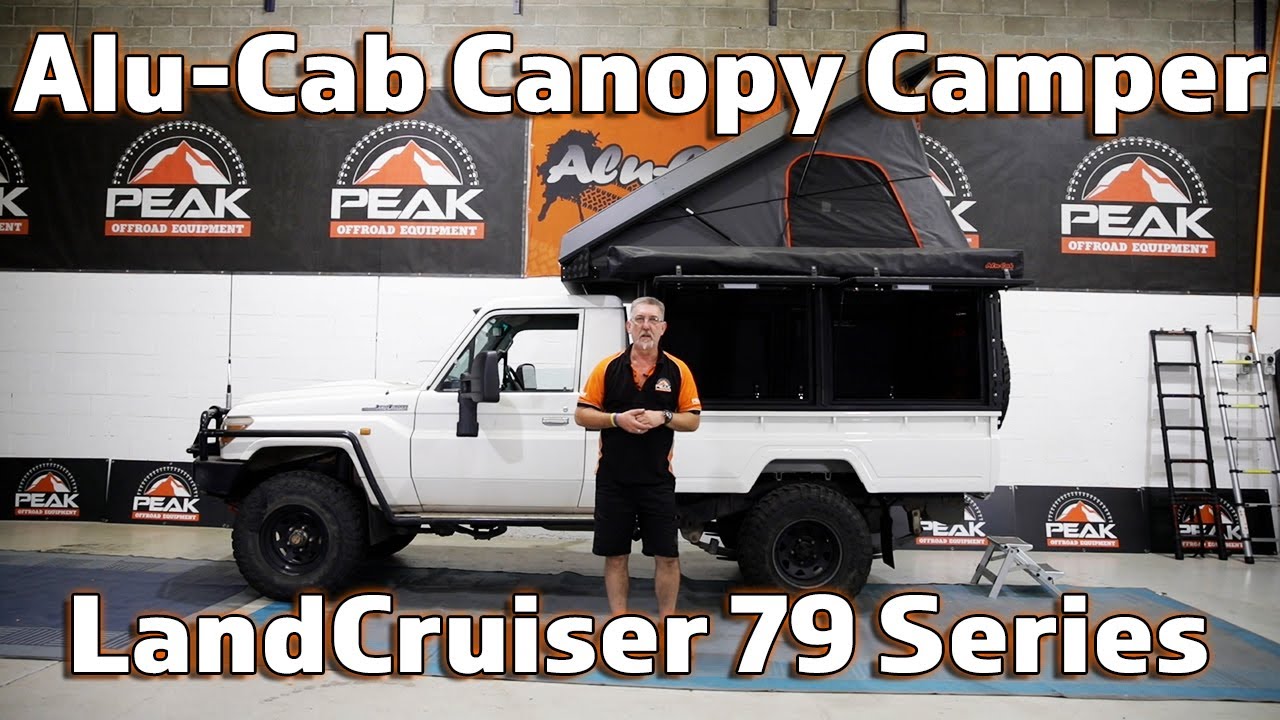 LandCruiser 79 Series conversion to Alu-Cab Canopy Camper - YouTube