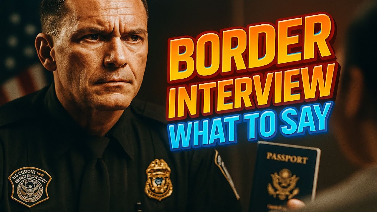 U.S. Border Interview Questions EXPLAINED 🇺🇸 | How to Answer & What to Expect! - YouTube