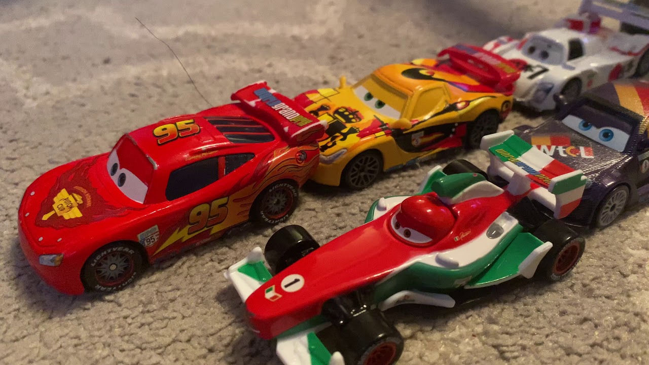 Disney Cars 2 World Grand Prix Race Launcher Disney Car - YouTube