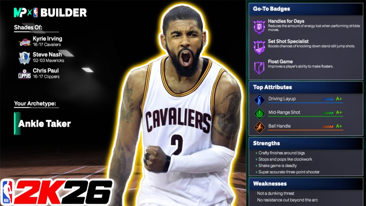 Best *CAVS* KYRIE IRVING Build in NBA 2K26 - YouTube