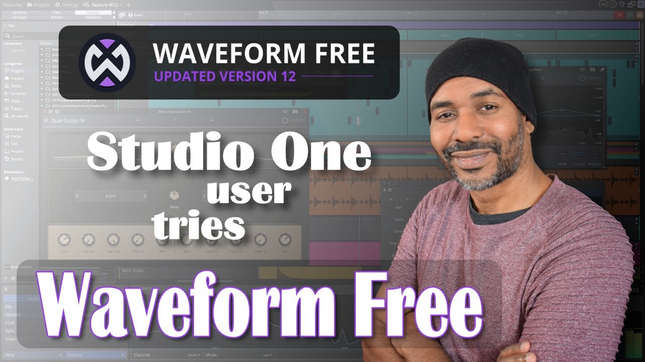 Waveform Free 12 by Tracktion | Test drive - YouTube