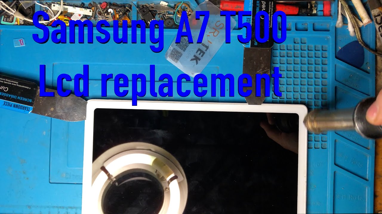 Samsung Tab A7 T500 ,display replacement - YouTube