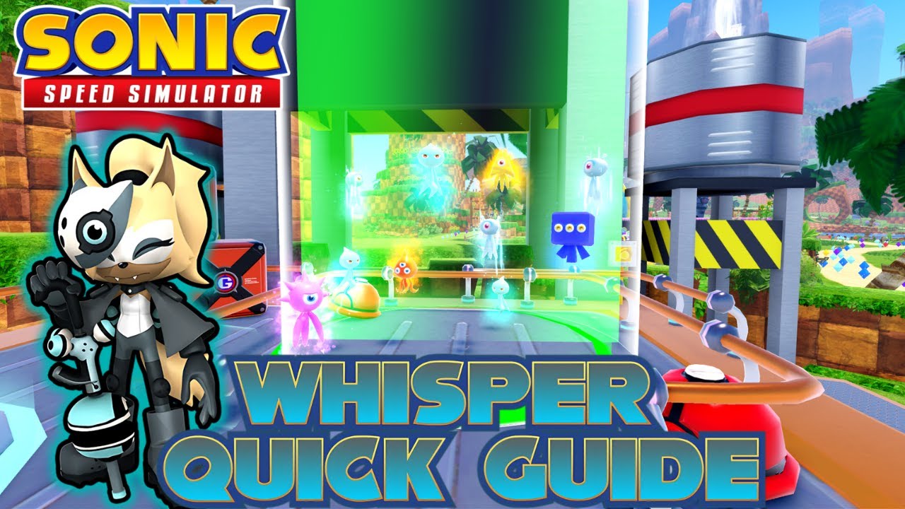 Whisper Event Quick Guide + QOL Update (Sonic Speed Simulator) - YouTube