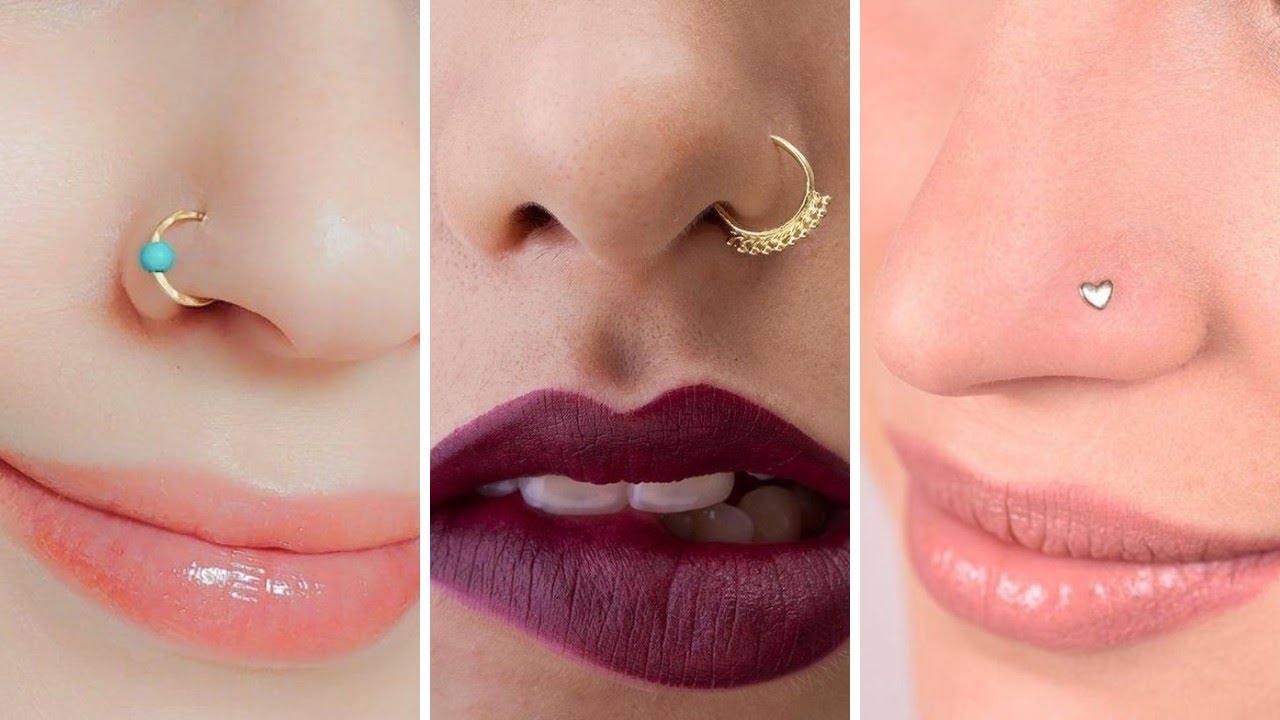 Nose Piercing Styles for Fashionable Girls - YouTube