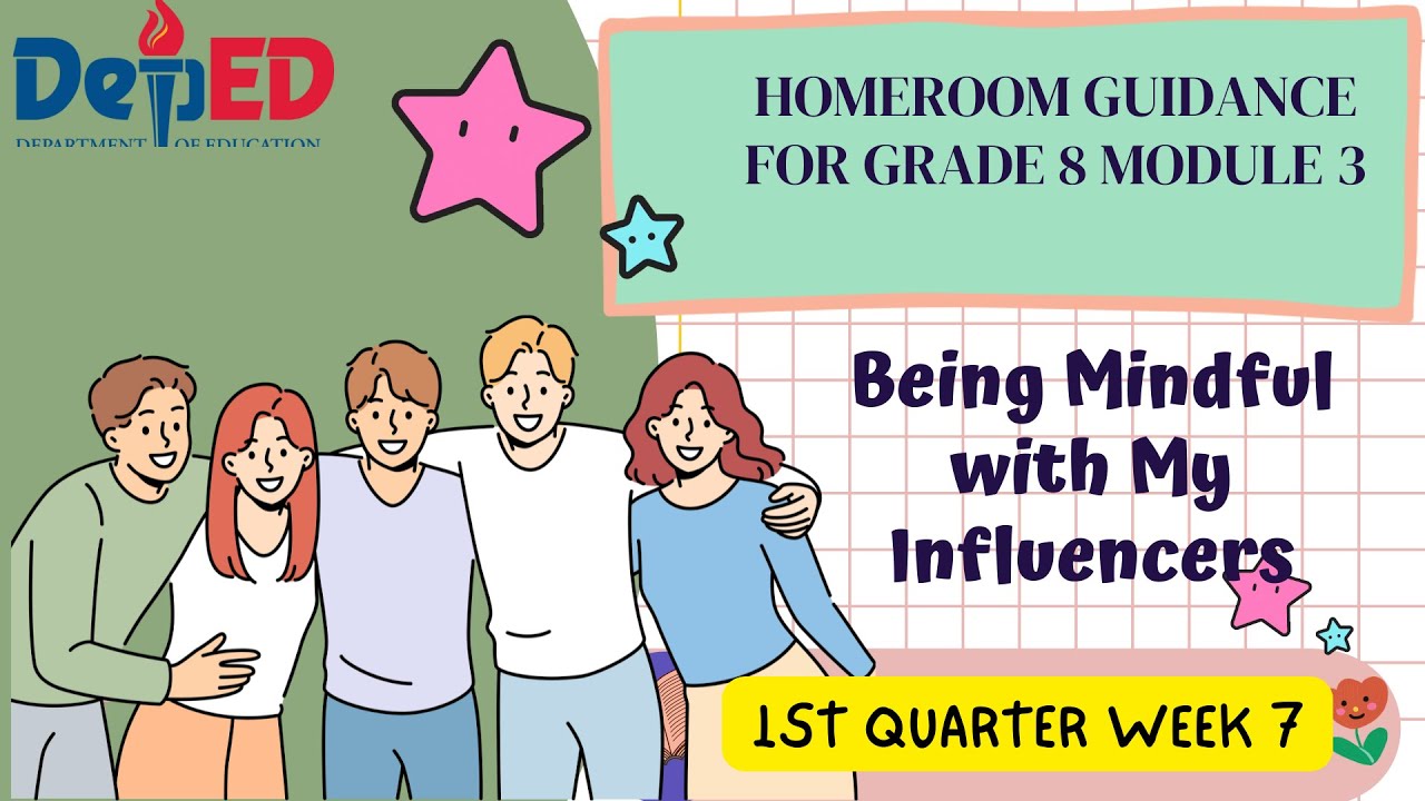HOMEROOM GUIDANCE FOR GRADE 8 MODULE 3 POWERPOINT Being Mindful with my ...