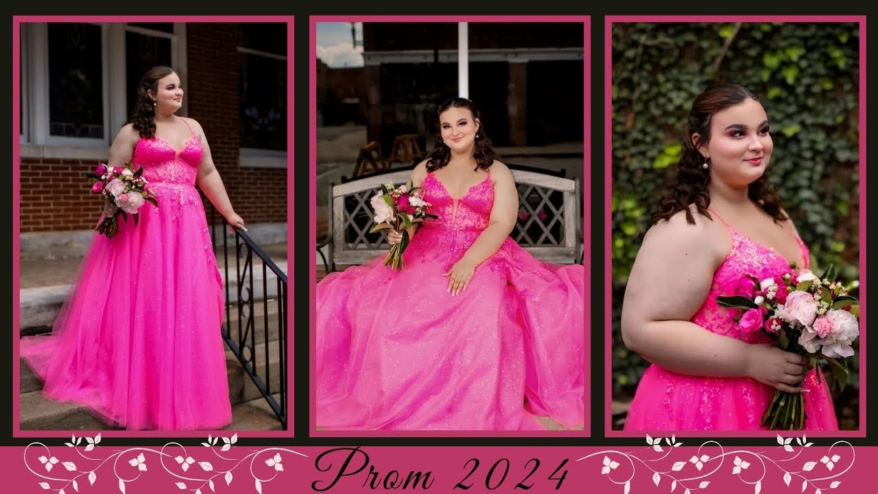 High School Prom 2024 Photoshoot / Senior Prom / Pink Prom Dress / Prom ...