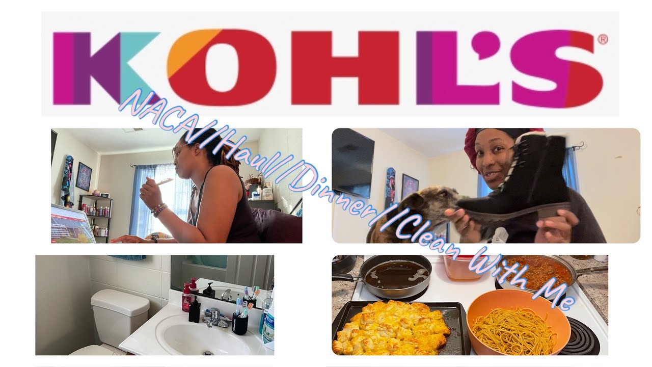 NACA//Bathroom Cleaning//Kohl’s Haul//Cook with Me - YouTube