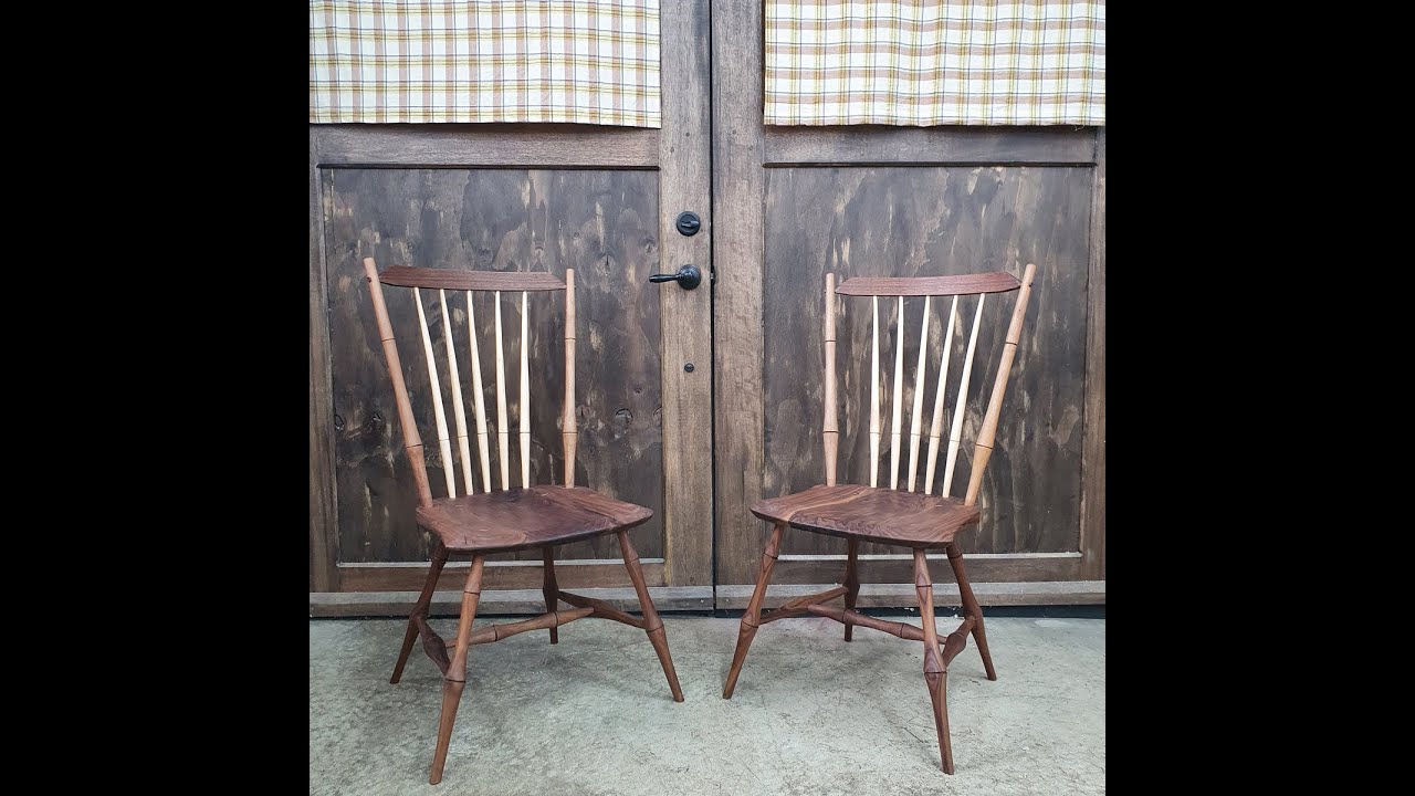 windsor chair making practice - part3 - YouTube