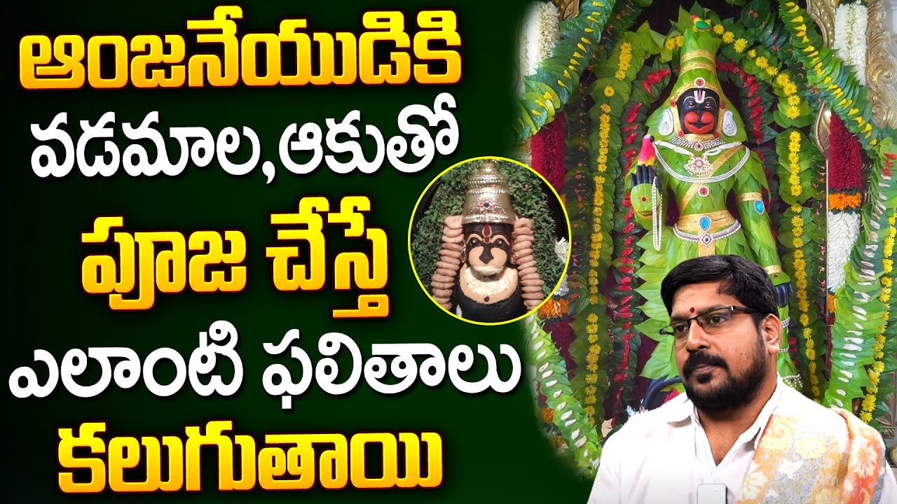 ఆంజనేయుడికి వడమాలతో పూజచేస్తే ఎలాంటి ఫలితాలు కలుగుతాయి ? | Lord Hanuman ...