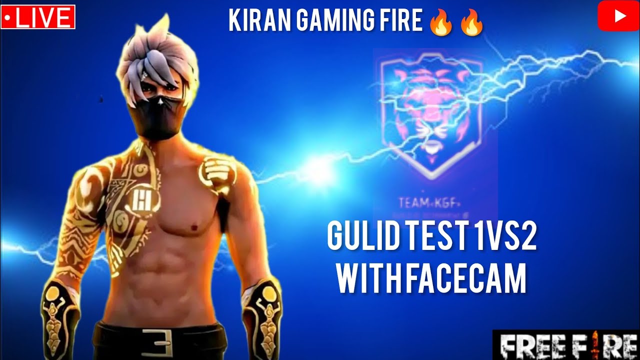 Kiran Gaming Fire 2k is live!:-1vs2 guild trials reaction on your mad ...