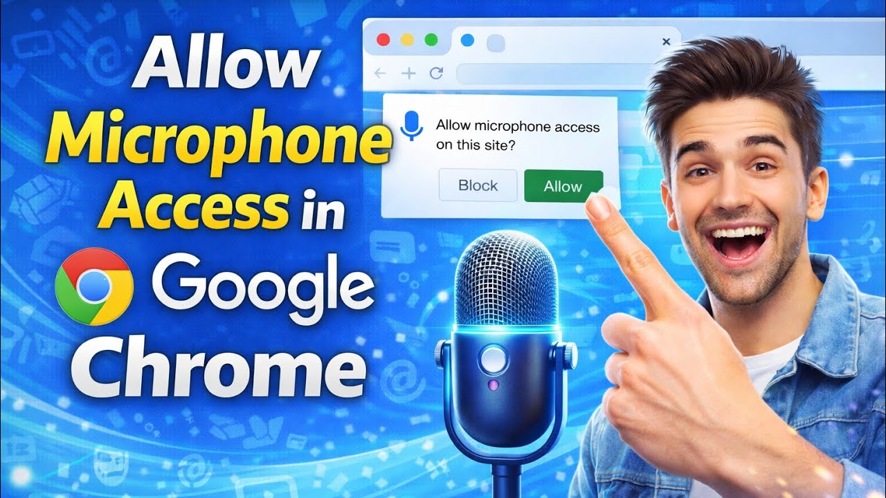How to Allow Microphone Access in Google Chrome (2026) - YouTube