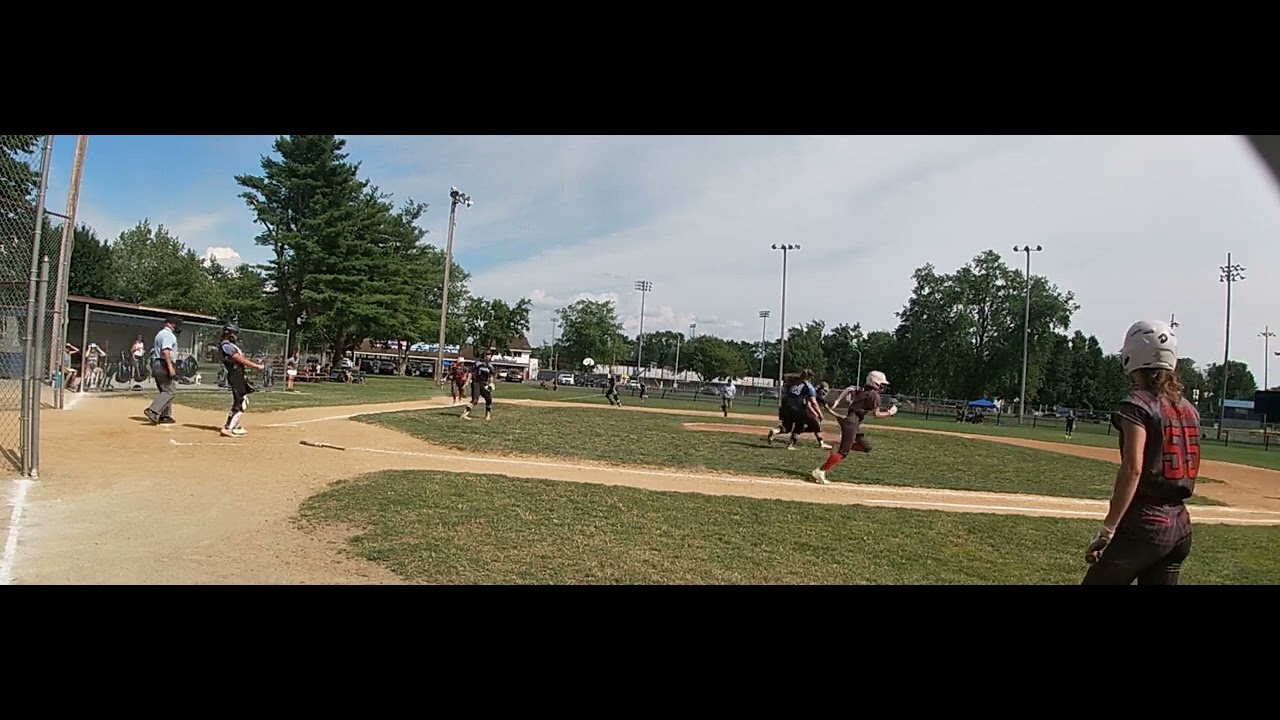 Right Handed Push Bunt to Score Important Run. (Was safe at first ...