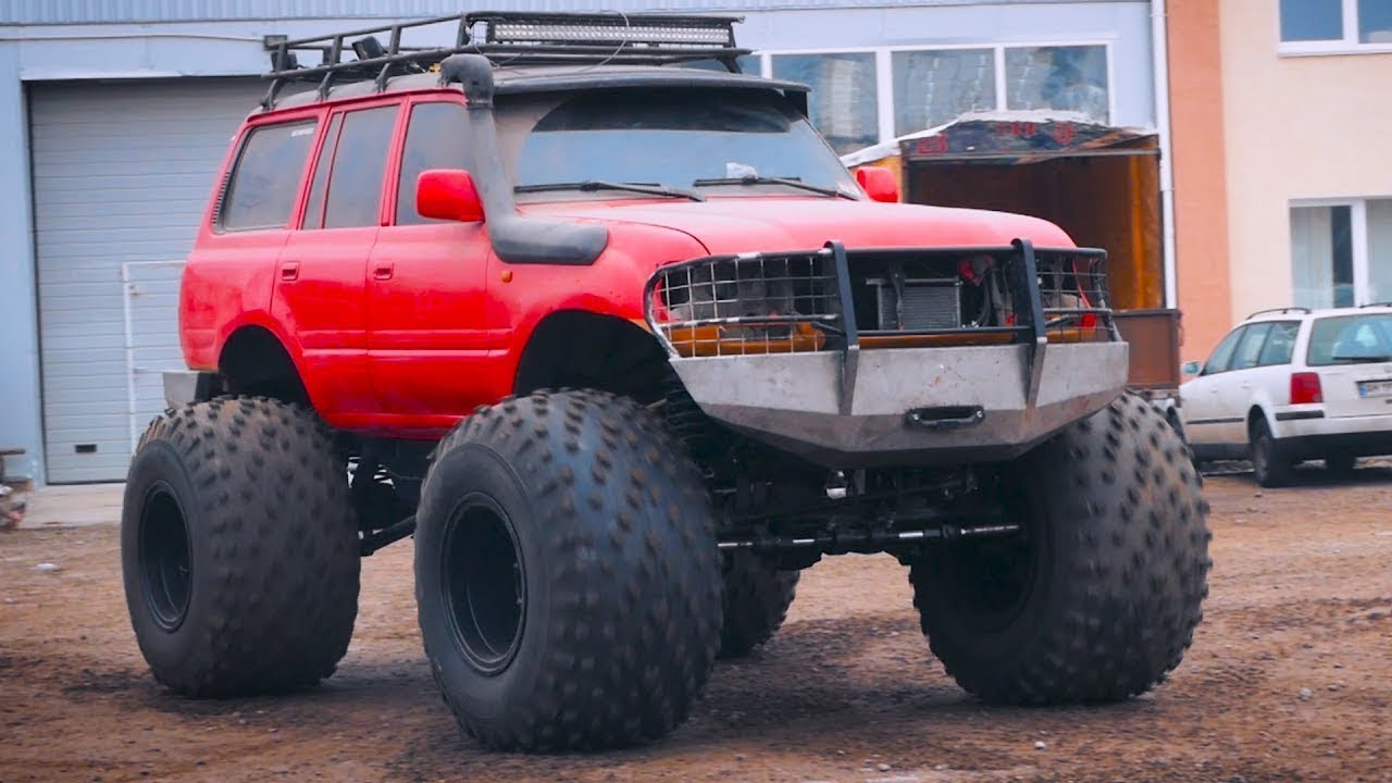 Transformed a Land Cruiser 80 into a BIGFOOT with Unimog portal axles ...