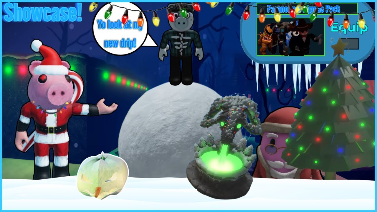 Everything in the new piggy christmas update(Paranormal Pigmas) - YouTube