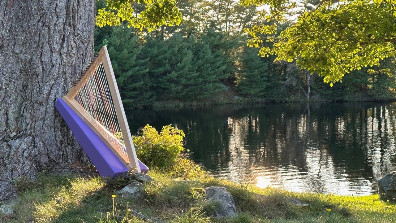 LABYRINTH & SHENANDOAH | 2 easy solos for double strung harp - YouTube
