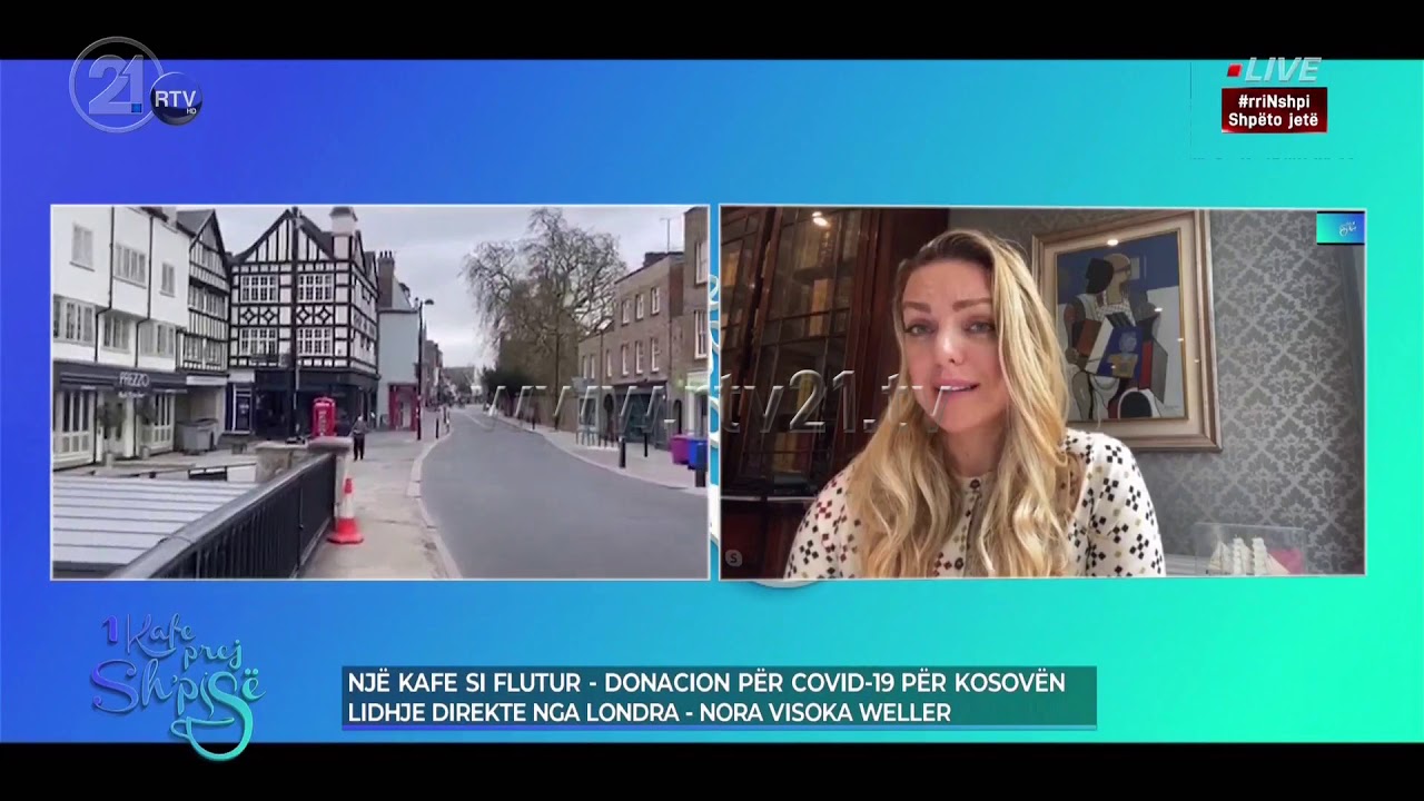Nora Visoka Weller flet për gjendjen në Londër - YouTube