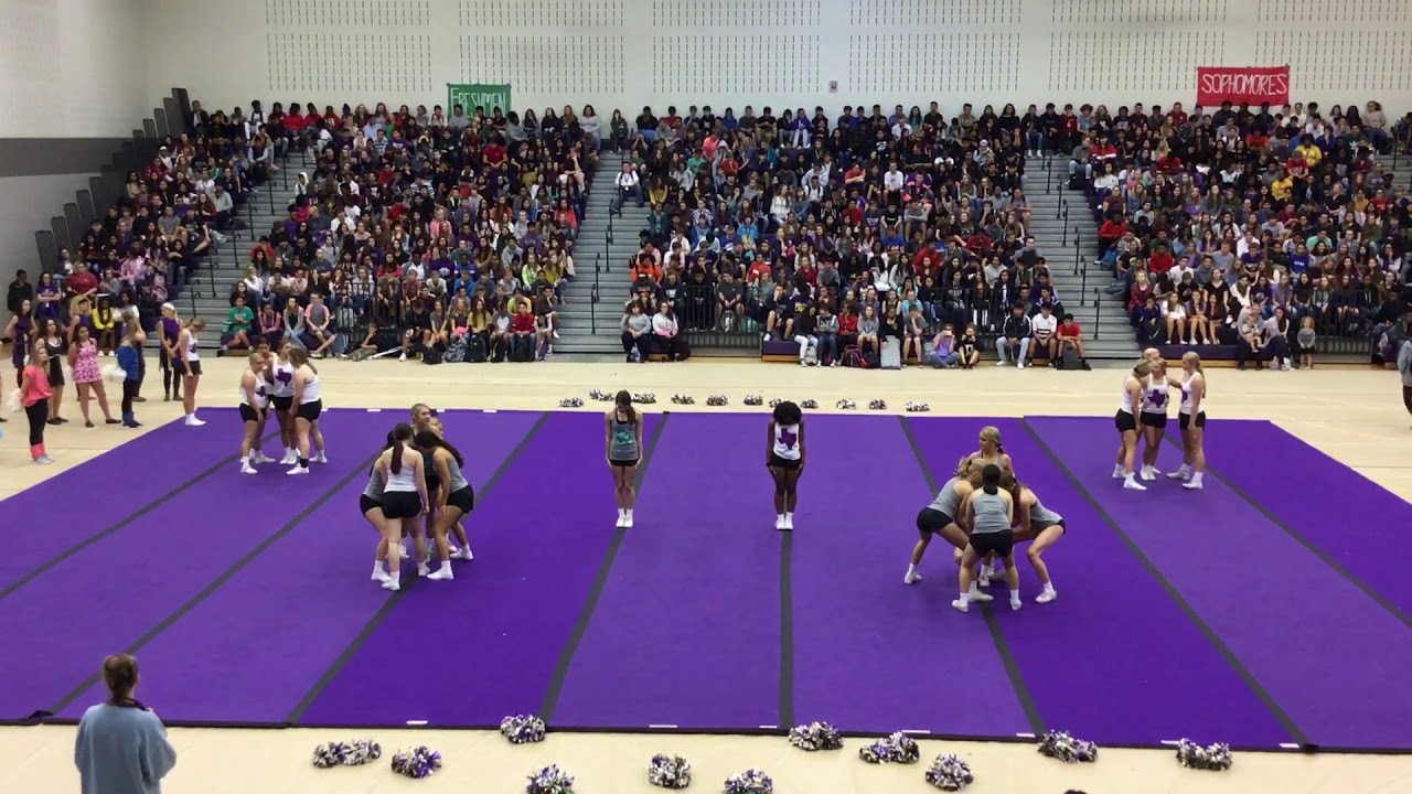 DHS Cheer Pep Rally 9/28/18 - YouTube