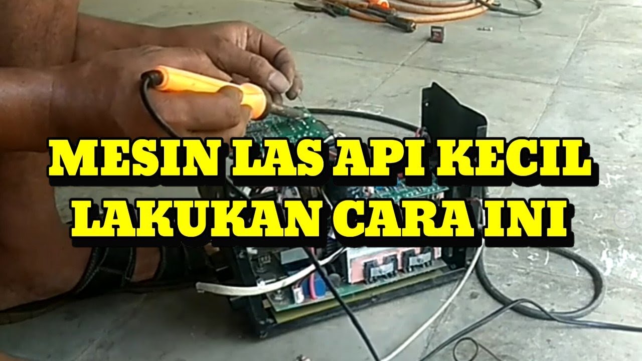 Mesin las api kecil merk Lakoni 900 watt - YouTube