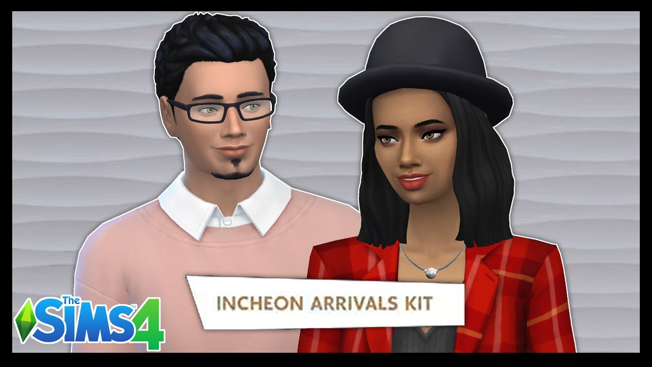 The Sims 4: Incheon Arrivals Kit! 🕶️ - YouTube